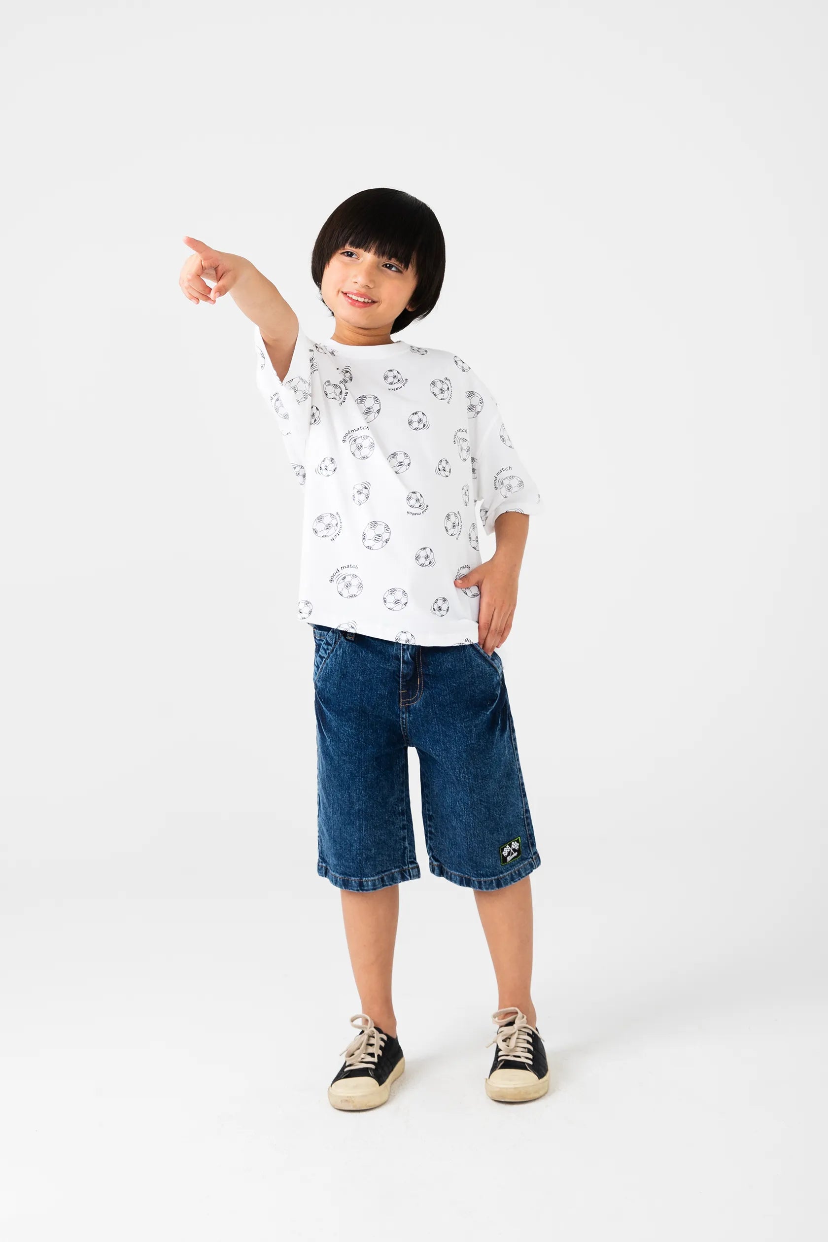 Boys Football Match Oversized Tee – Rollover Kids Company